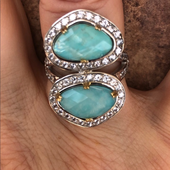 joya by Judy Crowell | Jewelry | Joya Moonstone Turquoise Doublet ...